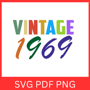 Vintage 1969 Retro Svg|VINTAGE 1969 SVG DESIGN |Vintage 1969 | Inspire ...