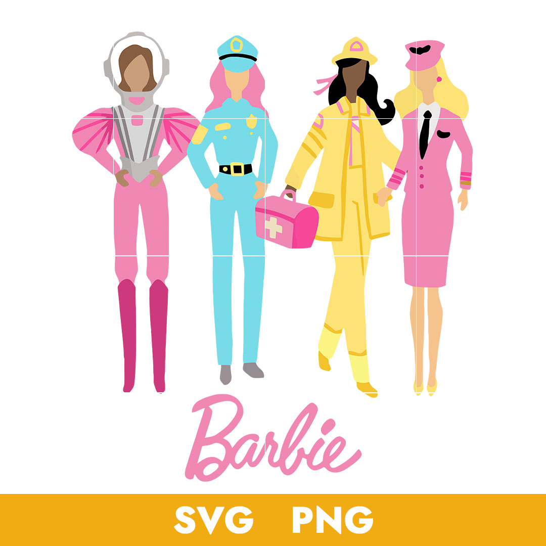Barbie Girls Svg, Barbie Svg, Barbie Doll Svg, Png, BB040723 | Inspire ...
