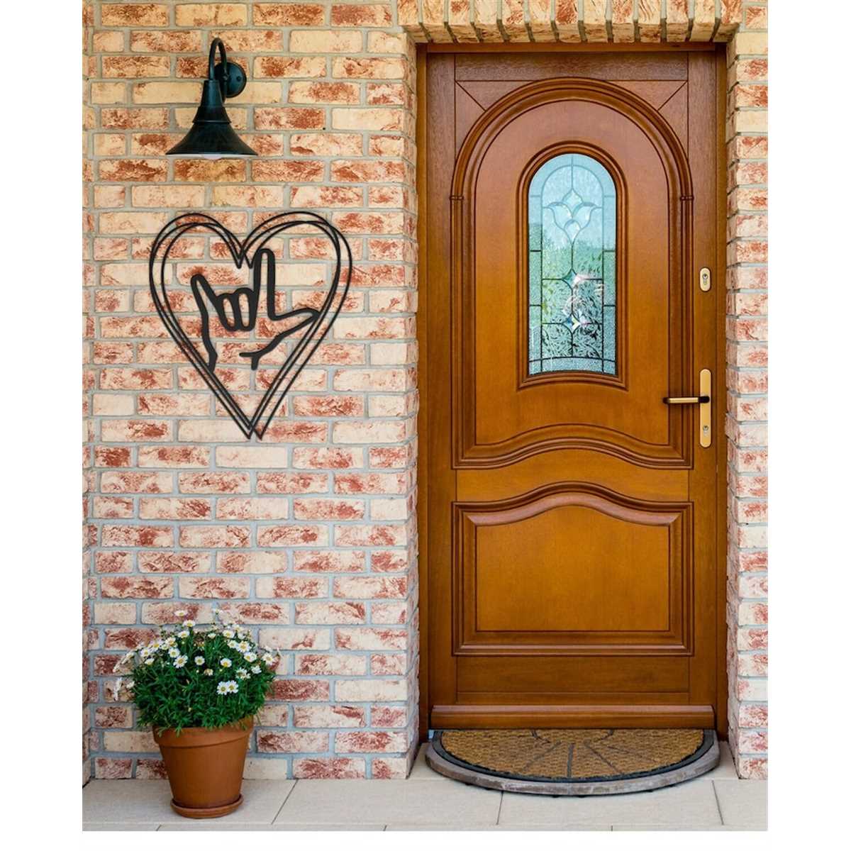 ASL I Love You Sign, Metal Love, Love Metal Sign, | Inspire Uplift