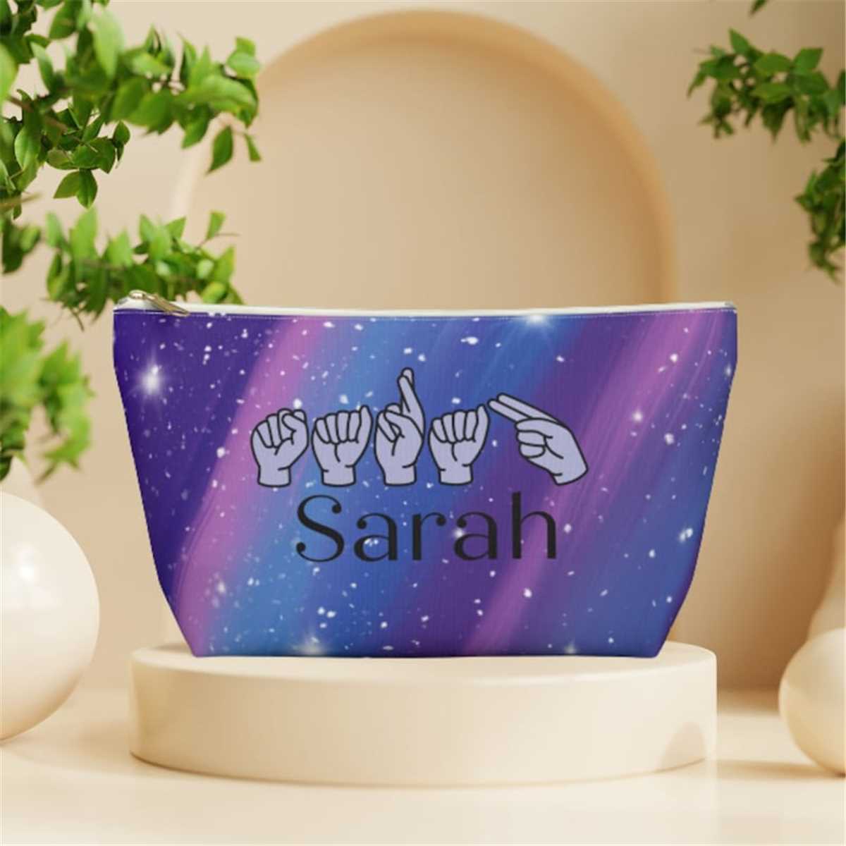 ASL Gift, ASL Cosmetic Bag, Sign Language Gifts, Interpreter - Inspire ...