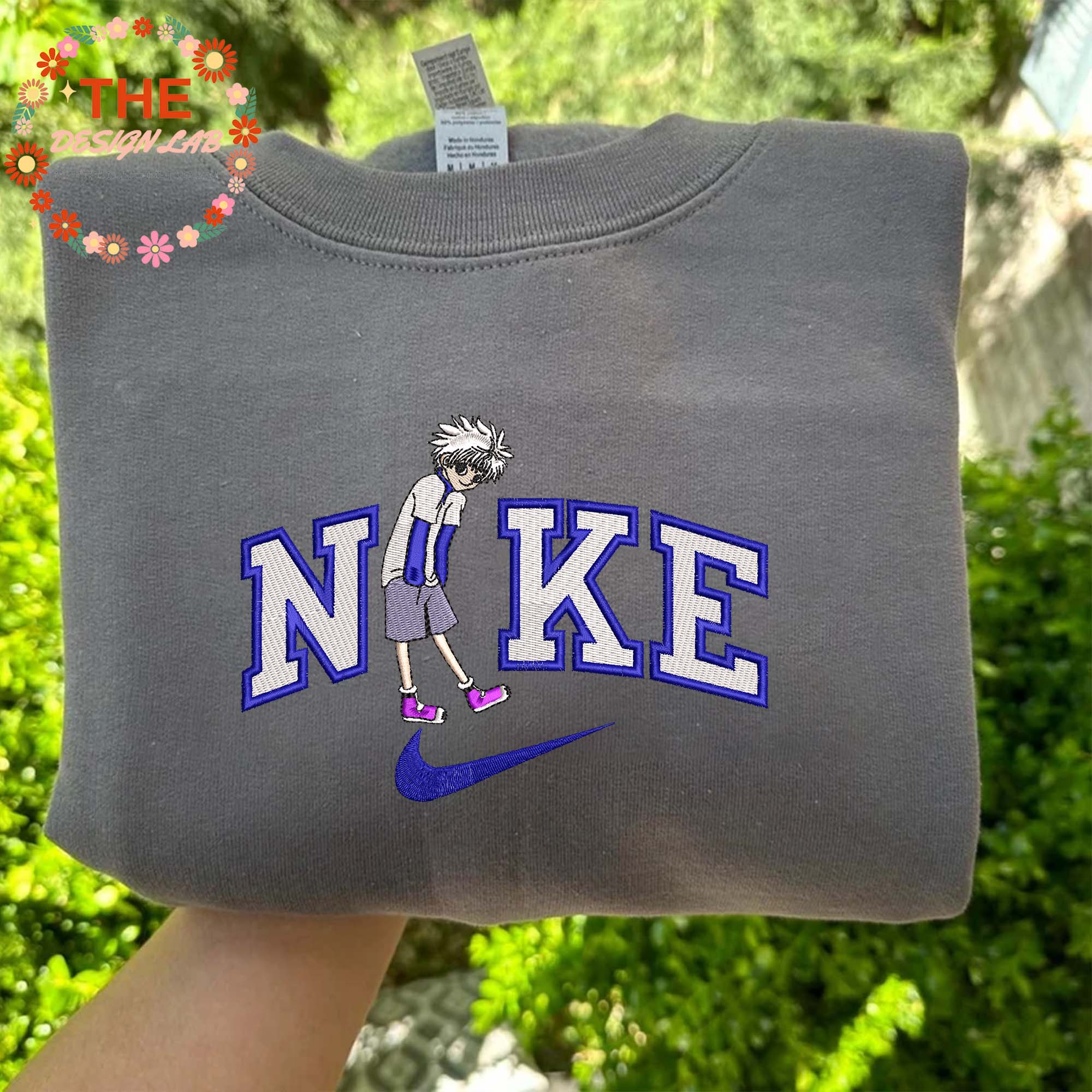 NIKE x Killua Embroidered Sweatshirt, Hunter x Hunter Anime | Inspire ...