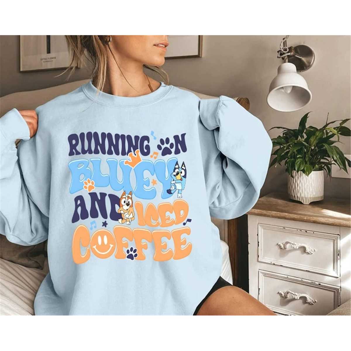 Running On Bluey And Iced Coffee, Bluey Coffee Shirt, Person | Inspire ...