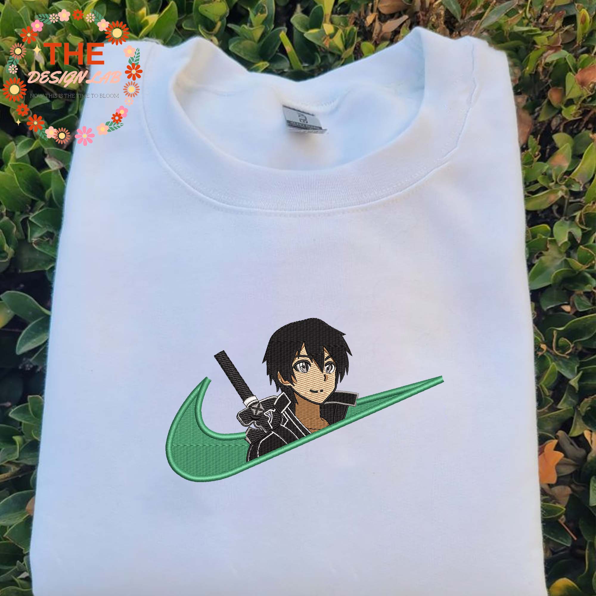 NIKE x Kirito Embroidered Sweatshirt, Sword Art Online Anime - Inspire ...
