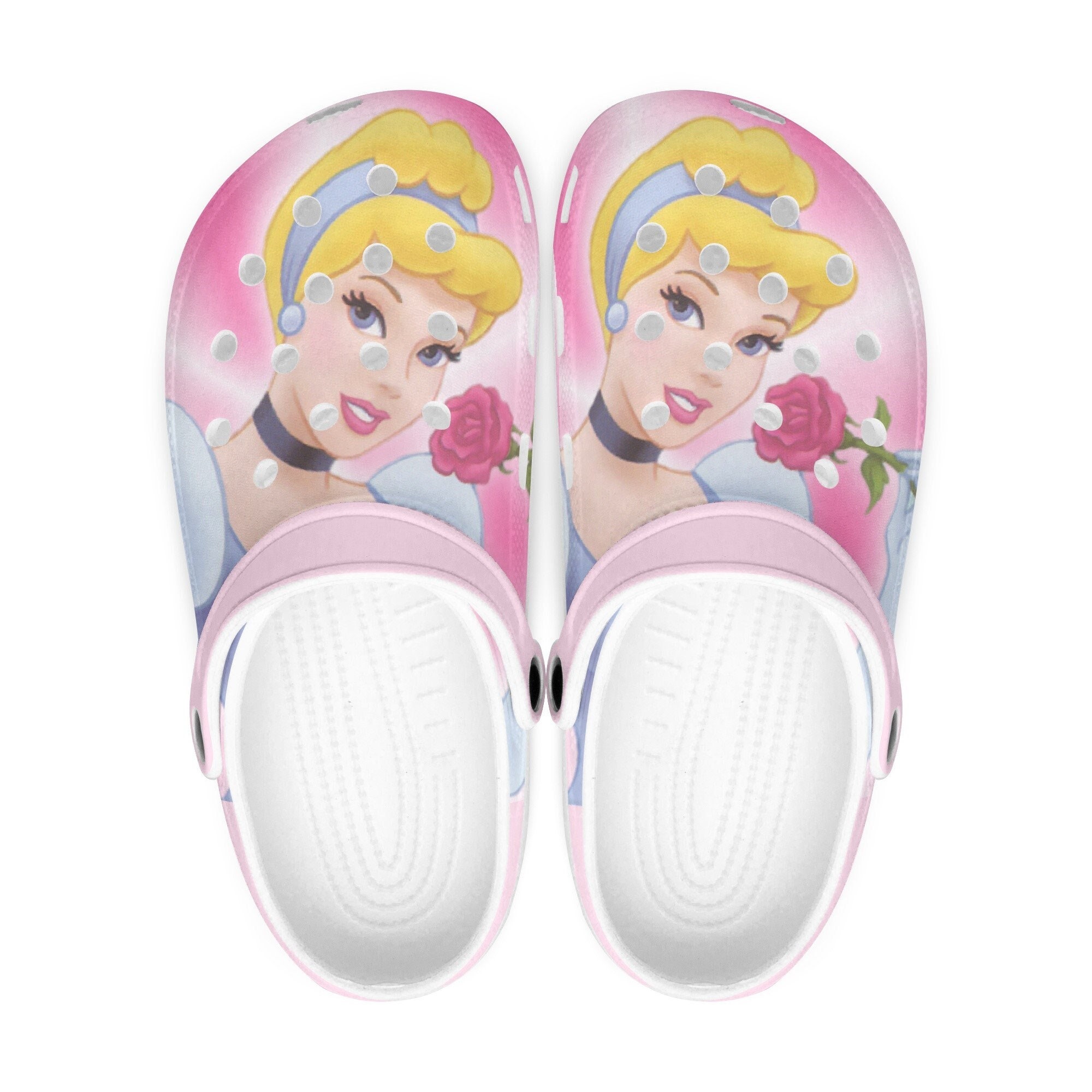 Cinderella Clog Shoes Unisex, Cinderella Crocs, Cinderella M | Inspire ...