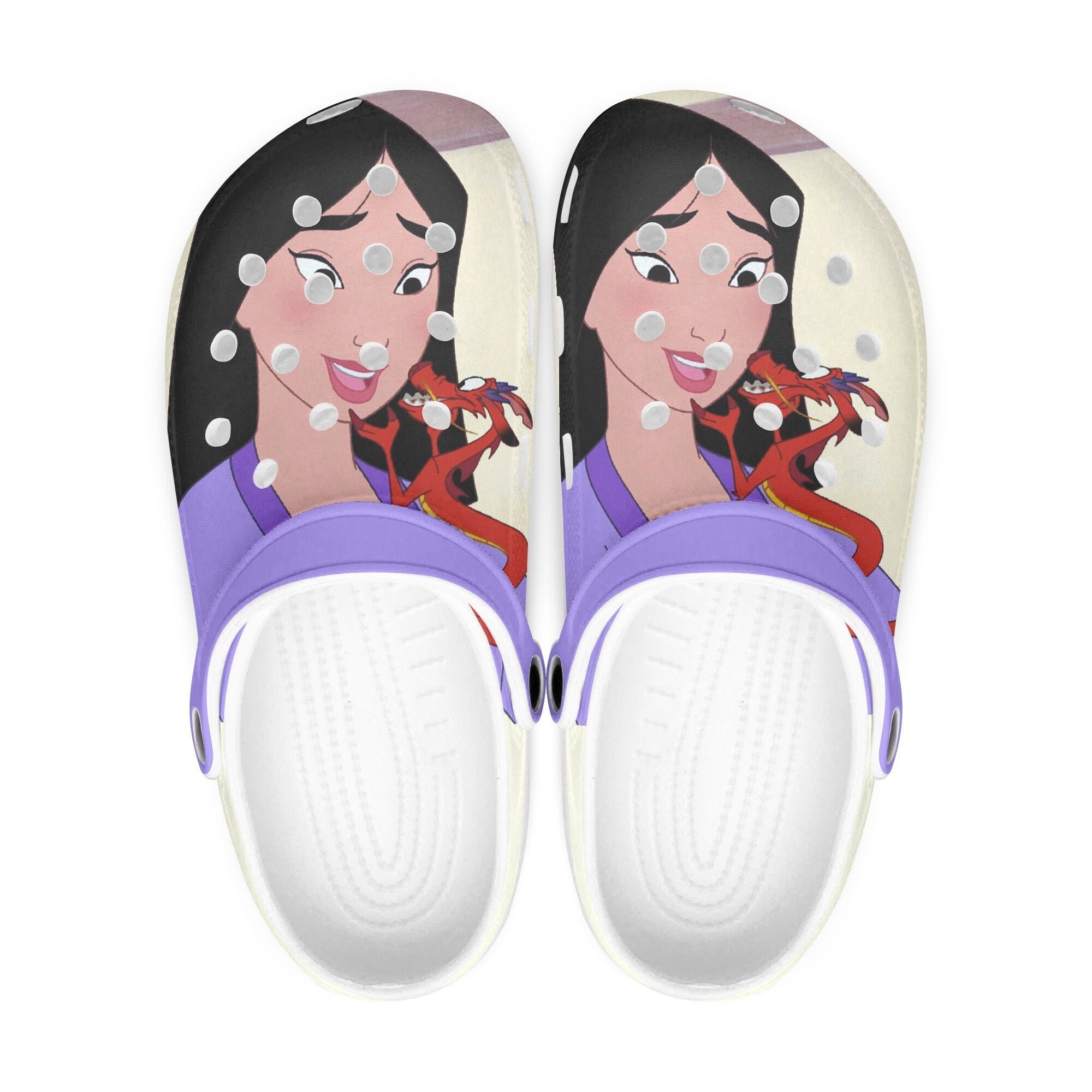 Mulan Clog Shoes Unisex, Mulan Disney, Movie Crocs, Disney C - Inspire ...
