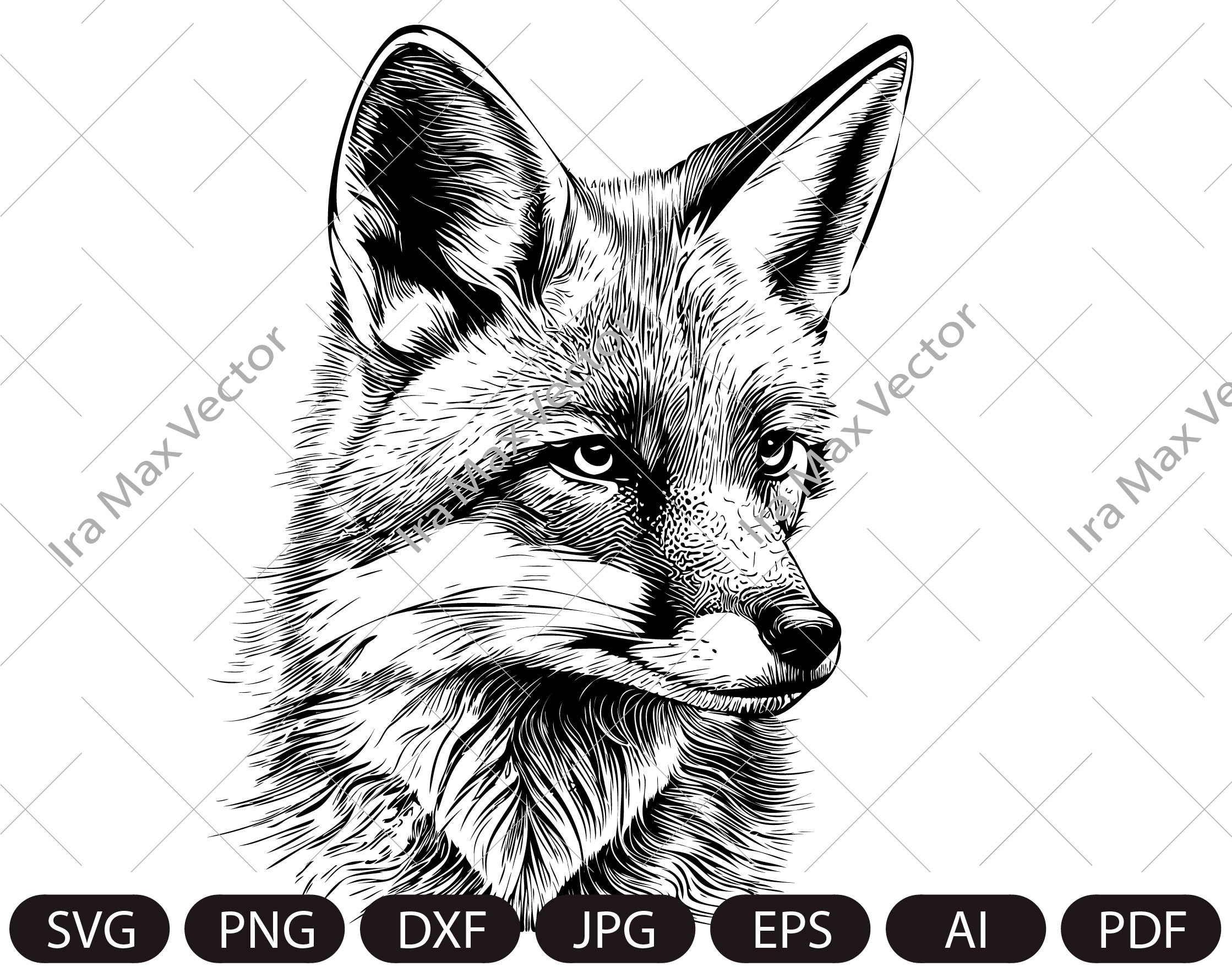 Fox svg /FOX Face svg / Fox Head svg / Fox Mascot svg / Fox | Inspire ...