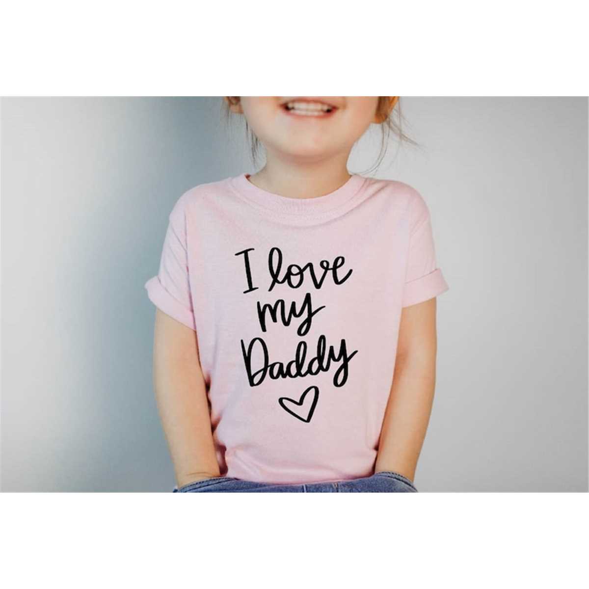 I Love My Daddy Shirt, I Love My Daddy Baby Onesie, Dad Appr | Inspire ...