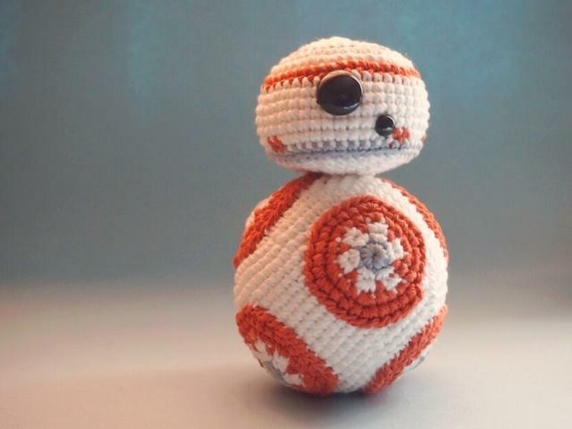 Crochet Patterns Toys BB8, Star Wars Downloadable PDF, Eng | Inspire Uplift