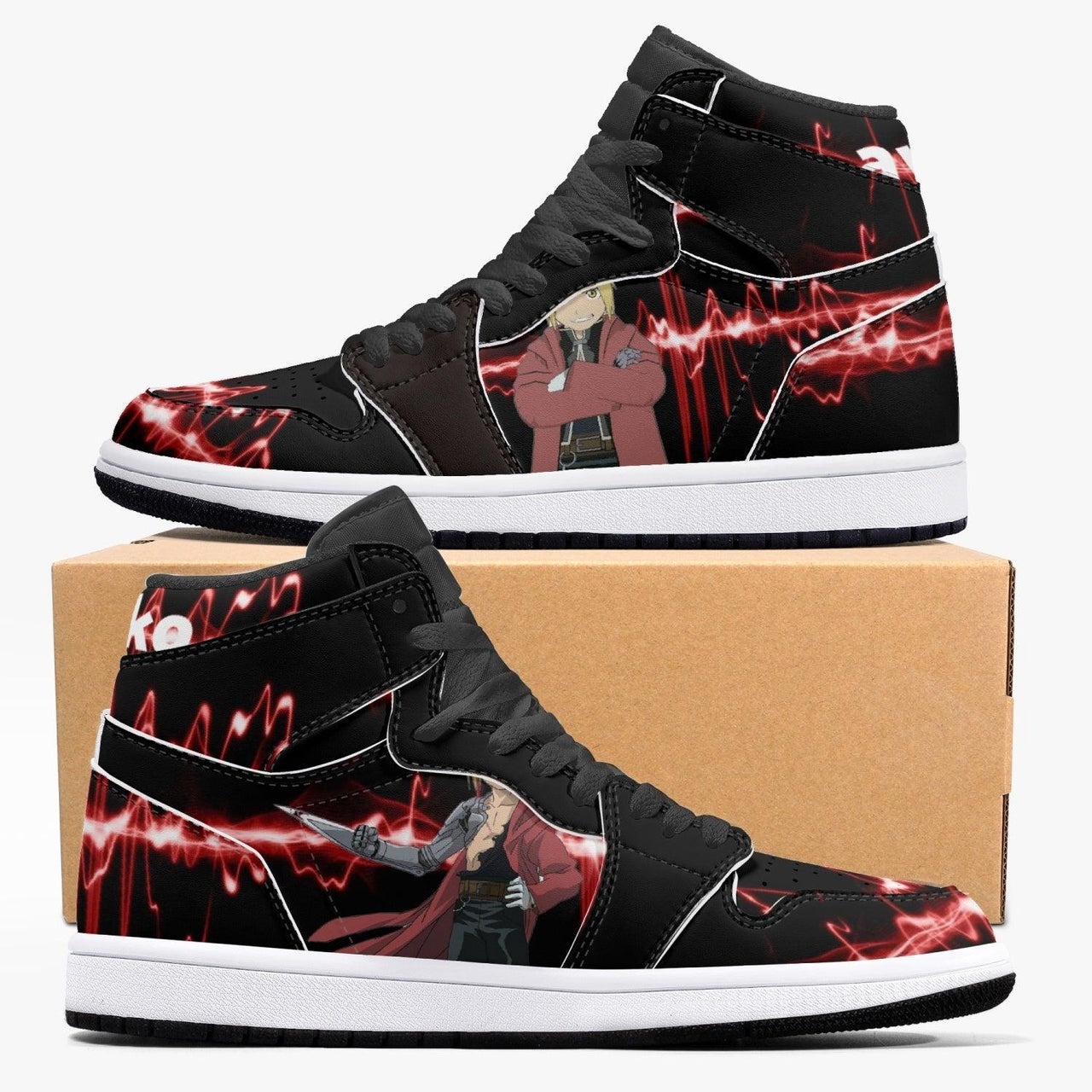 Fullmetal Alchemist Edward Elric JD1 Shoes, Sakata Gintoki G - Inspire ...