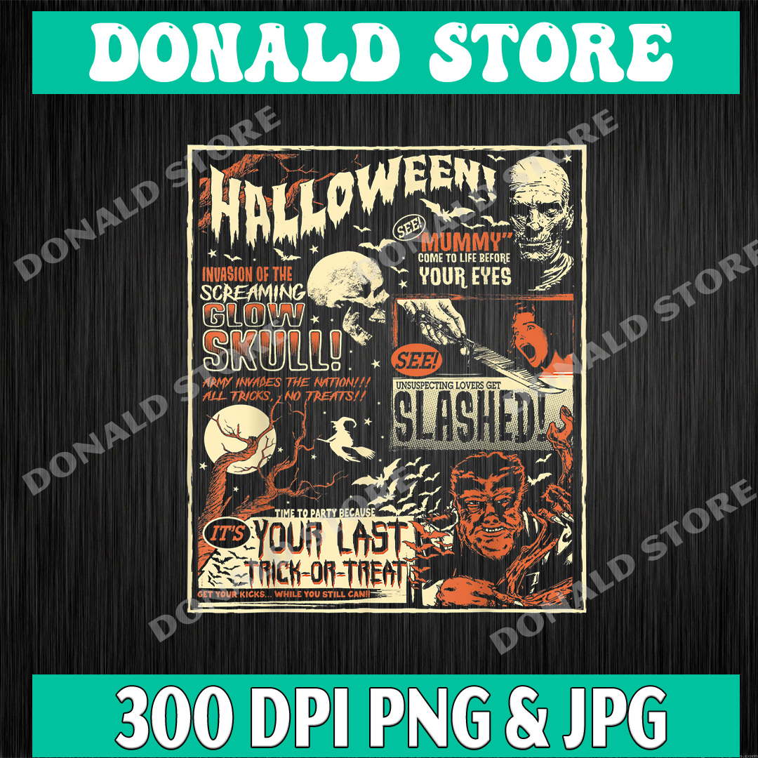 Vintage Horror Movie Poster Horror Terror Old Time Halloween | Inspire ...