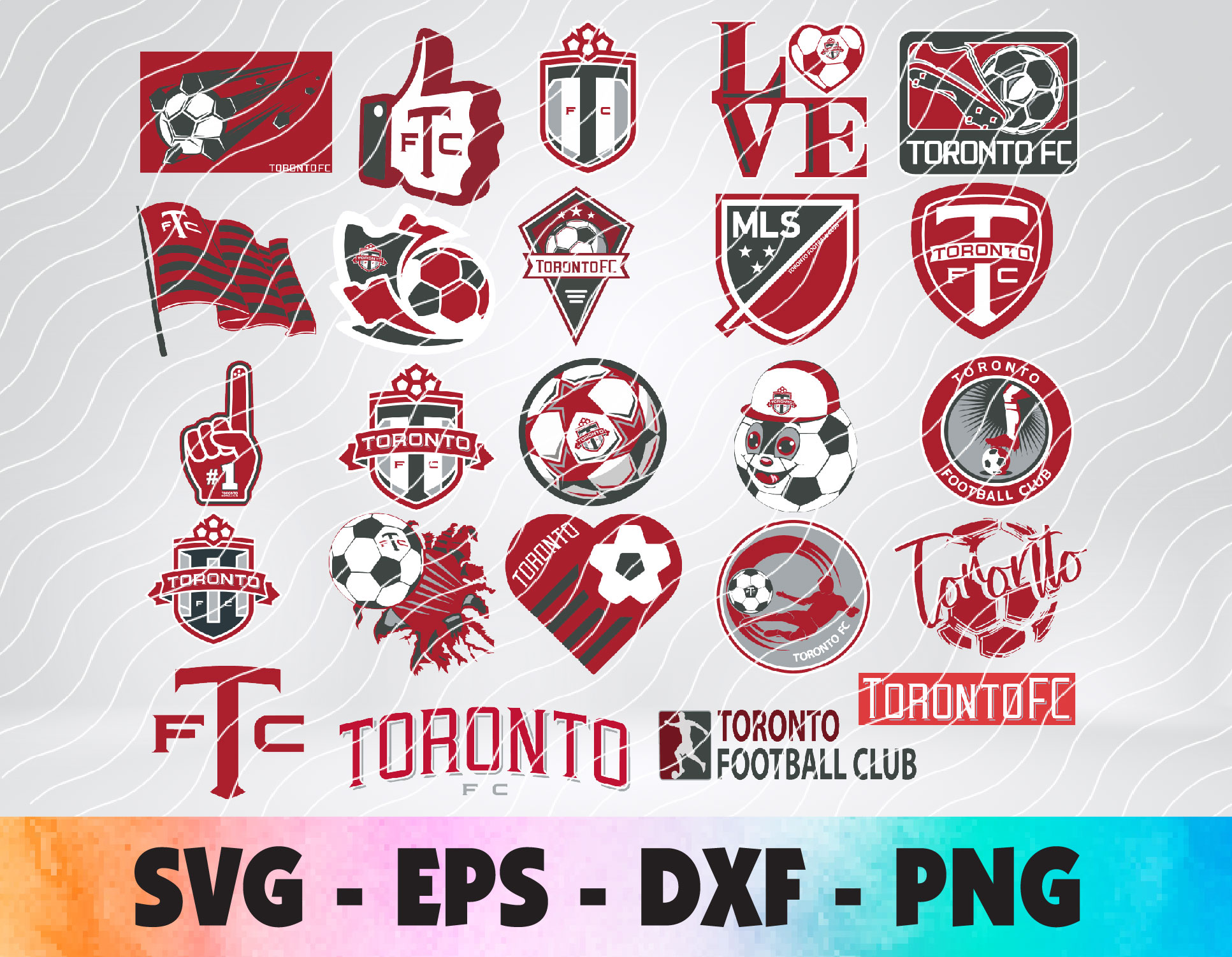 Toronto FC logo, bundle logo, svg, png, eps, dxf | Inspire Uplift
