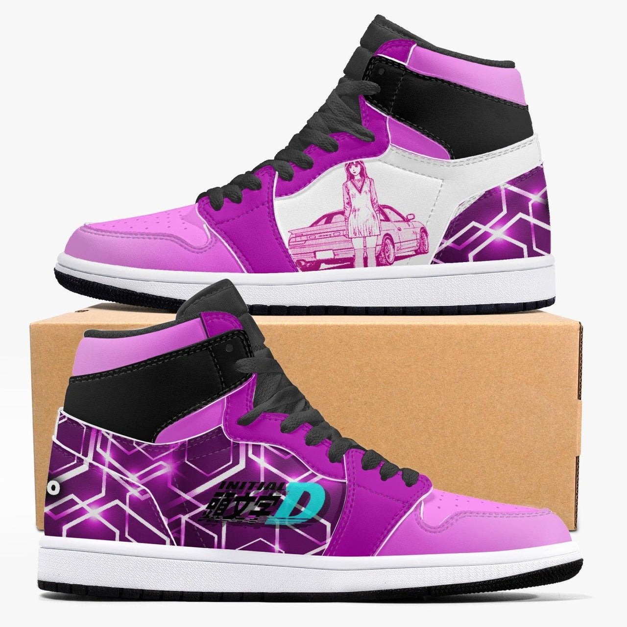 Initial D Mako Sato JD1 Shoes, Sakata Gintoki Gintama Jordan - Inspire ...