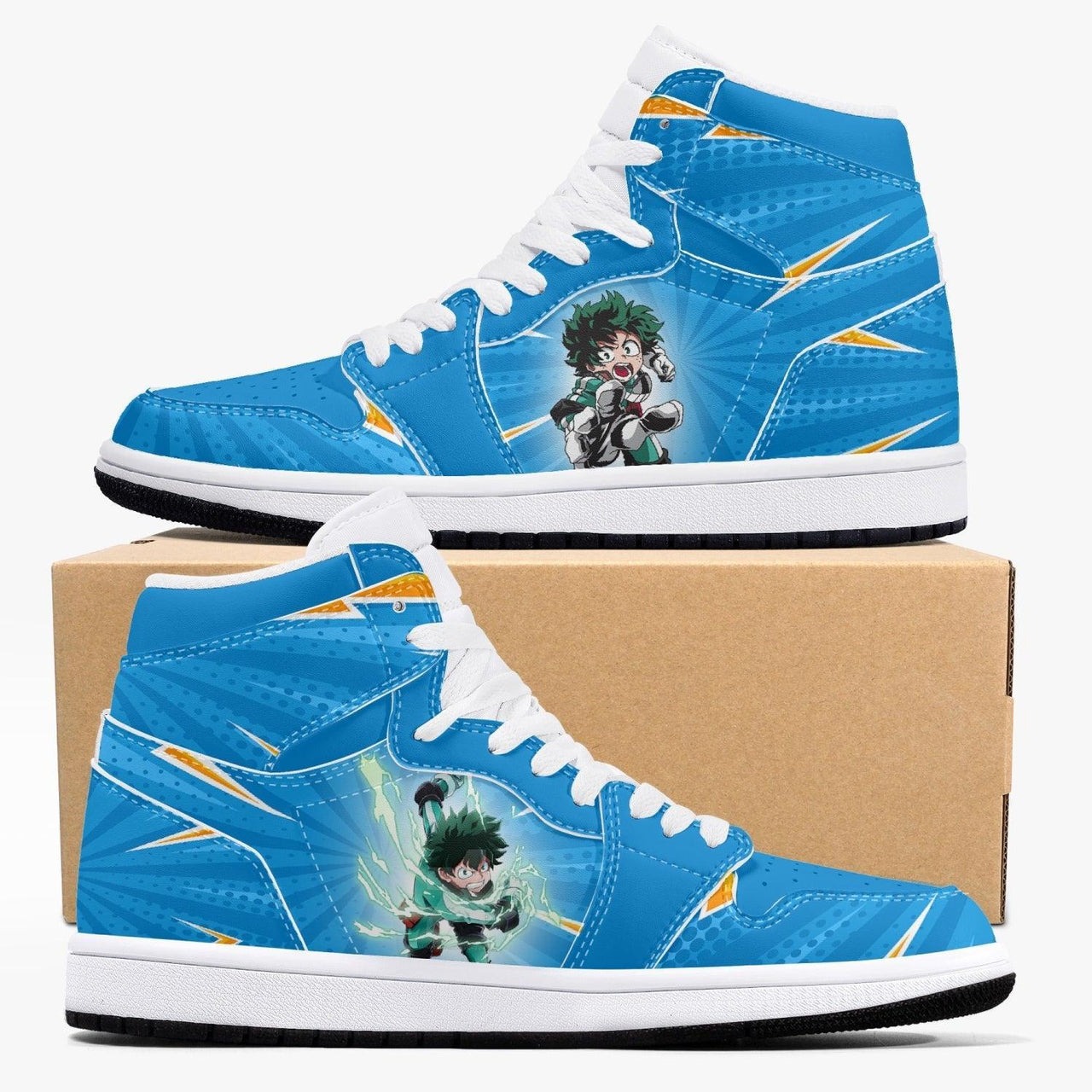 My Hero Academia Deku Comic Style JD1 Shoes, Sakata Gintoki - Inspire ...