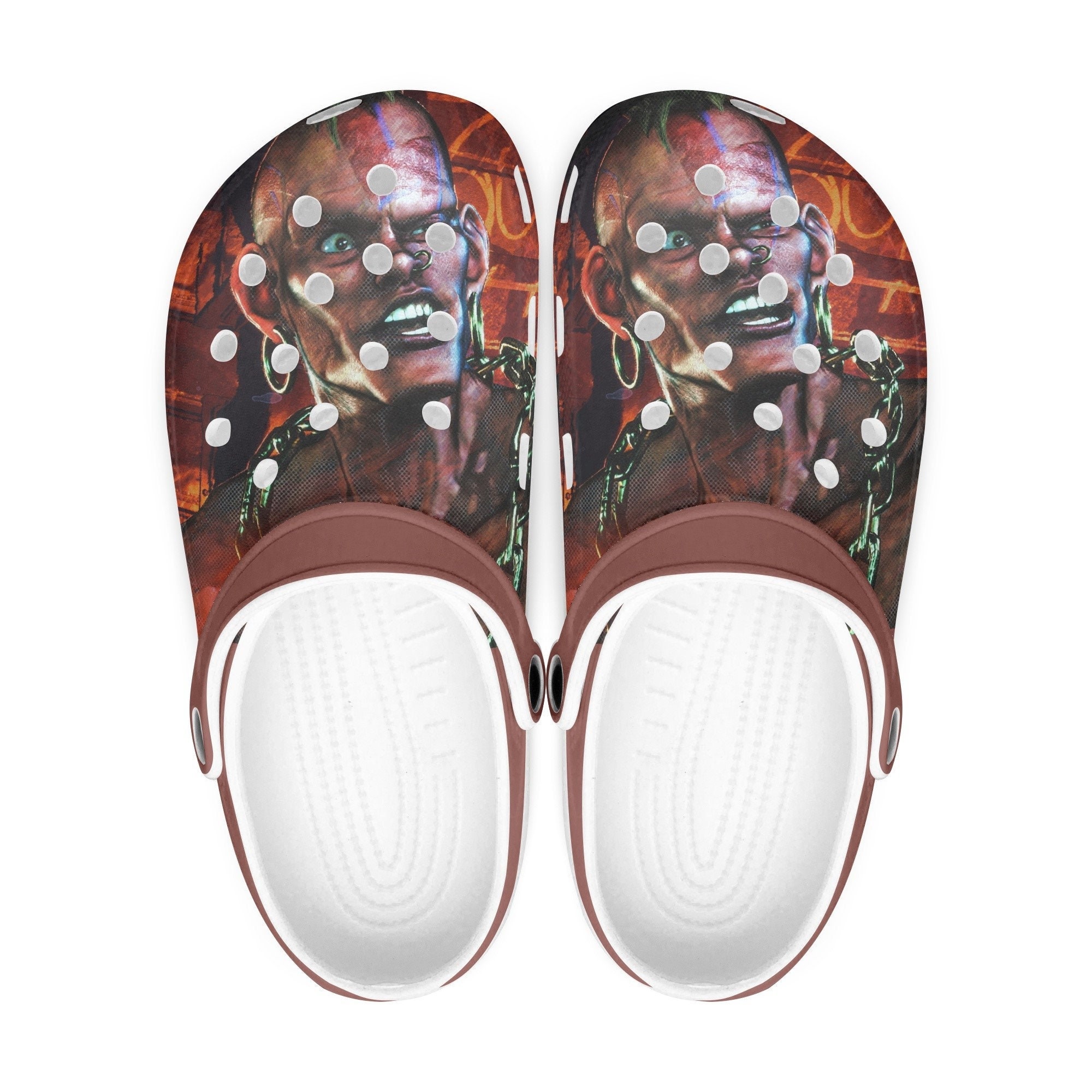 Street Fighter Clog Shoes Unisex, Street Fighter Crocs, Game | Inspire ...