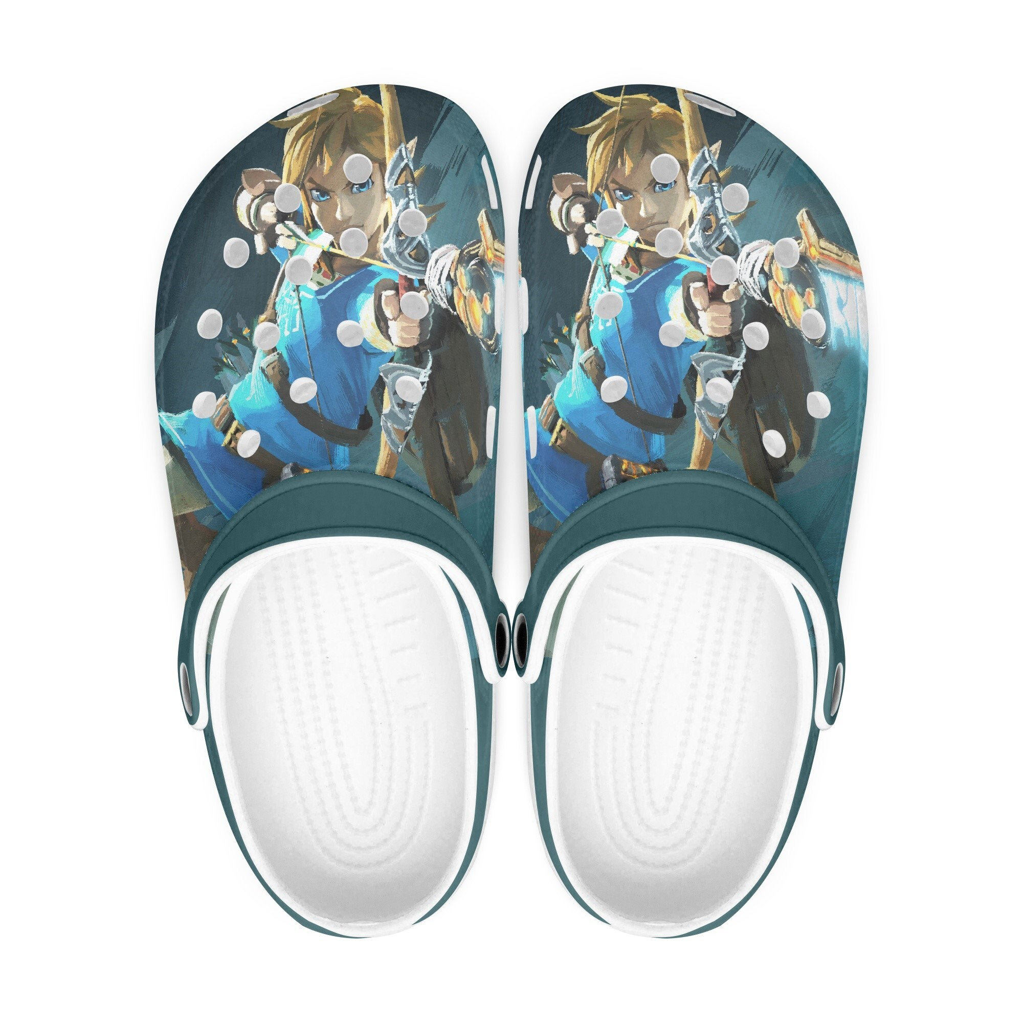 Legend Of Zelda Crocs, Game Crocs, Game Sandals, The Legend | Inspire ...