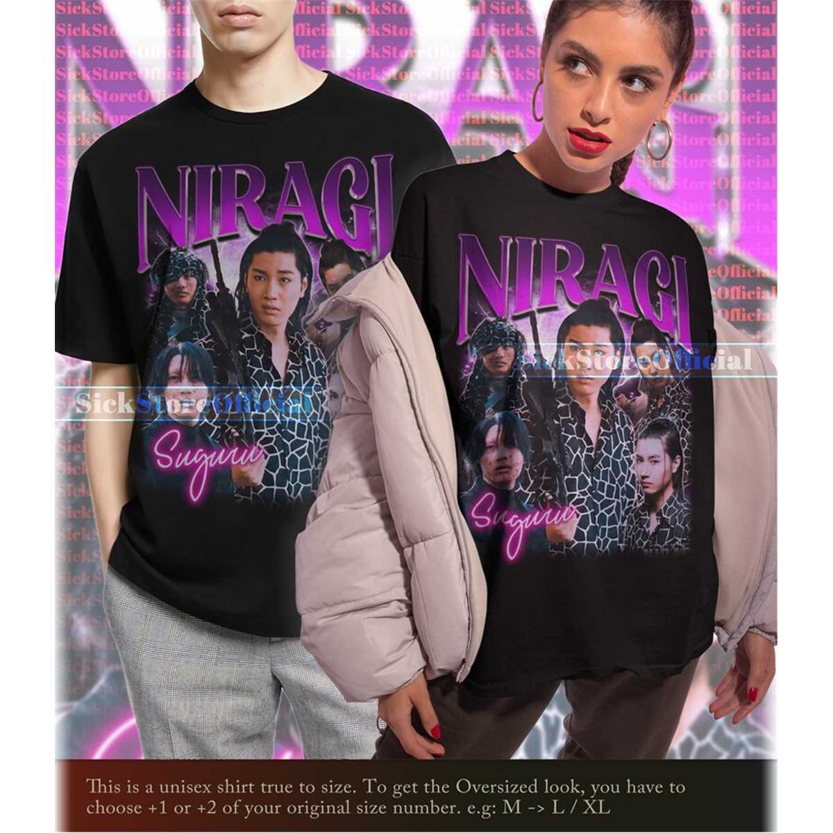 NIRAGI SUGURU Vintage Shirt, Niragi Suguru Homage Tshirt, Ni | Inspire ...