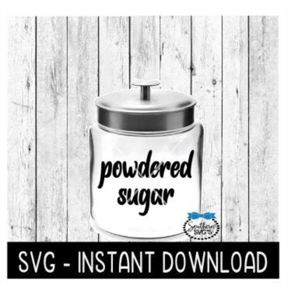 Pantry Labels SVG, Farmhouse Canister Jars SVG Files, Glass | Inspire ...