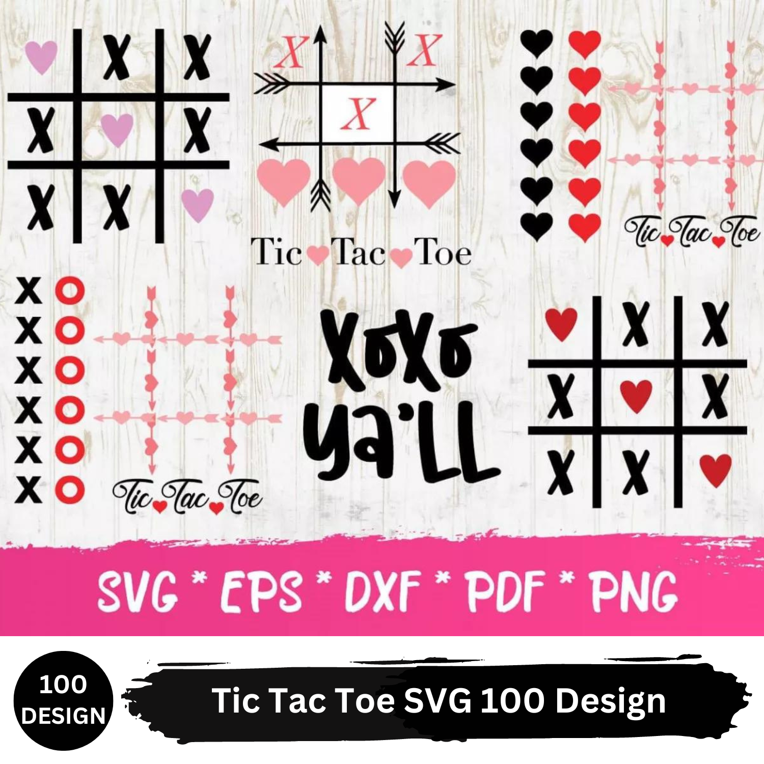 Tic Tac Toe 100 design PNG, SVG, EPS, SVG - Inspire Uplift Tic Tac Toe 100 design PNG, SVG, EPS, SVG - Inspire Uplift