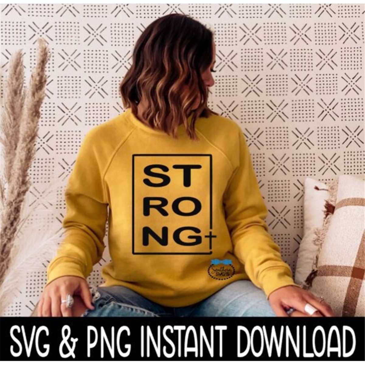 Strong PnG, Strong Cross SVG, Inspirational Religious SvG In | Inspire ...