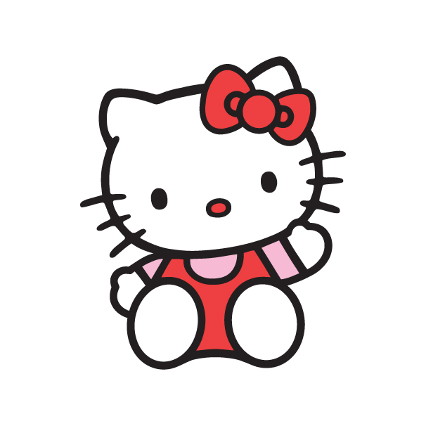Hello Kitty SVG, PNG, JPG files. Digital download. - Inspire Uplift