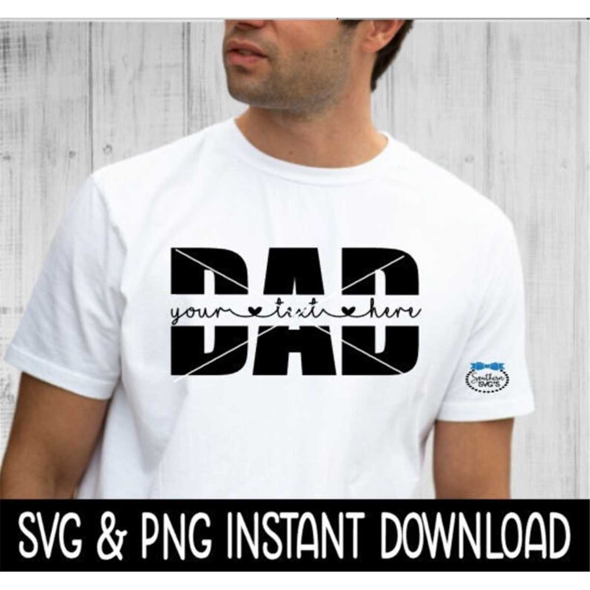 Dad Split Frame SVG, Father's Day Dad Split Frame PNG File, | Inspire ...