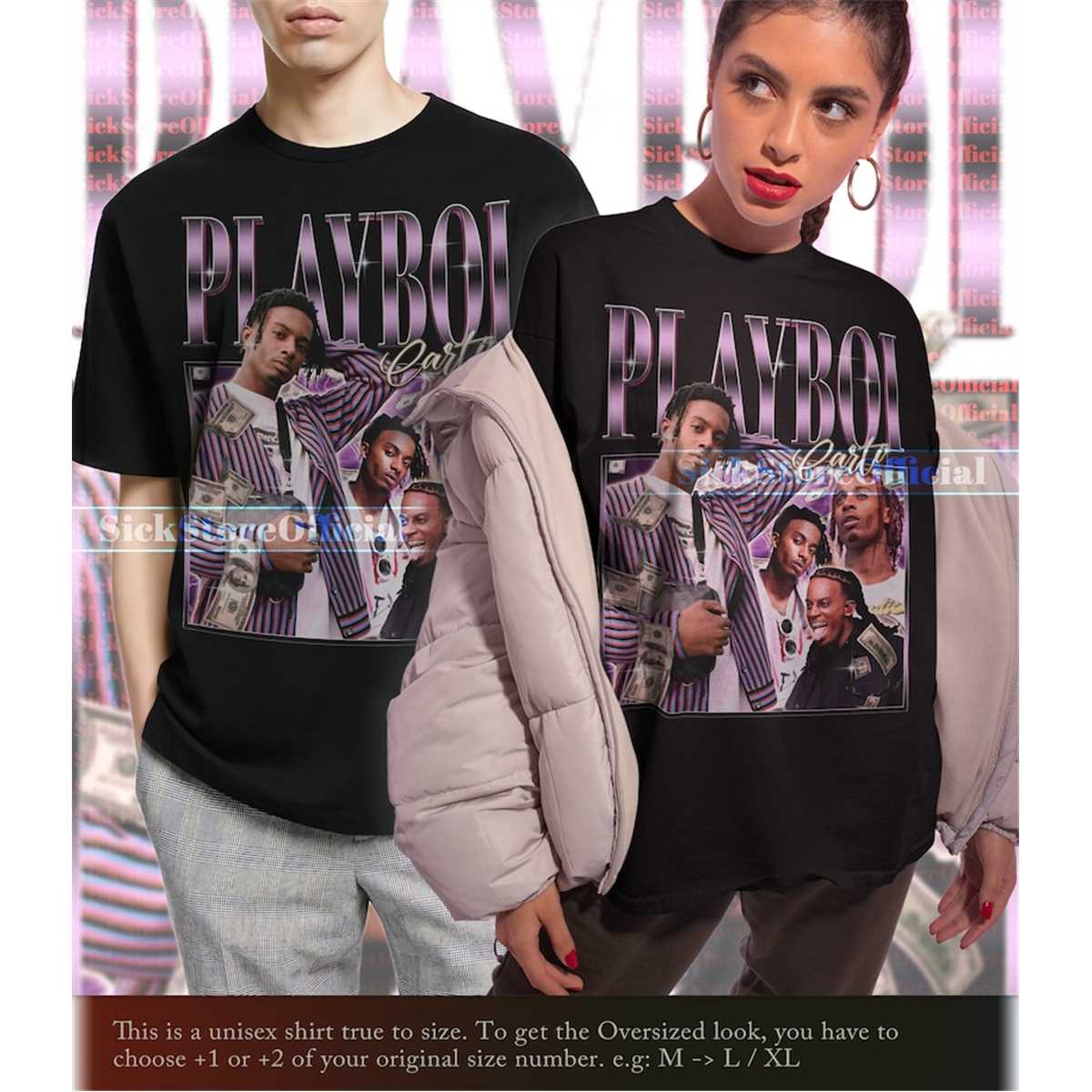 PLAYBOI CARTI Vintage Shirt, Rapper Hip hop Playboi Carti, P - Inspire ...