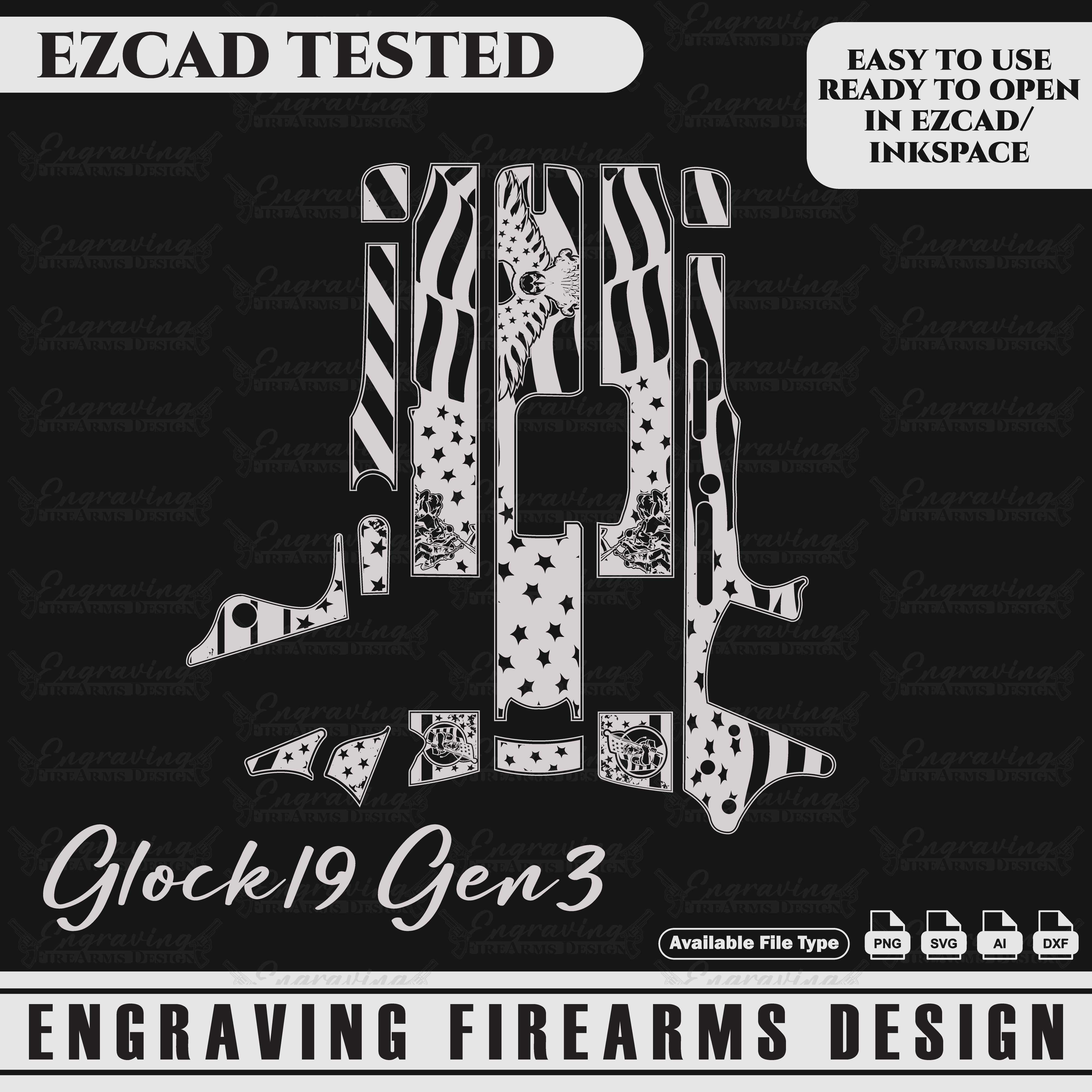 Engraving Fireams Design M1911A1 Patriot Design | Inspire Uplift