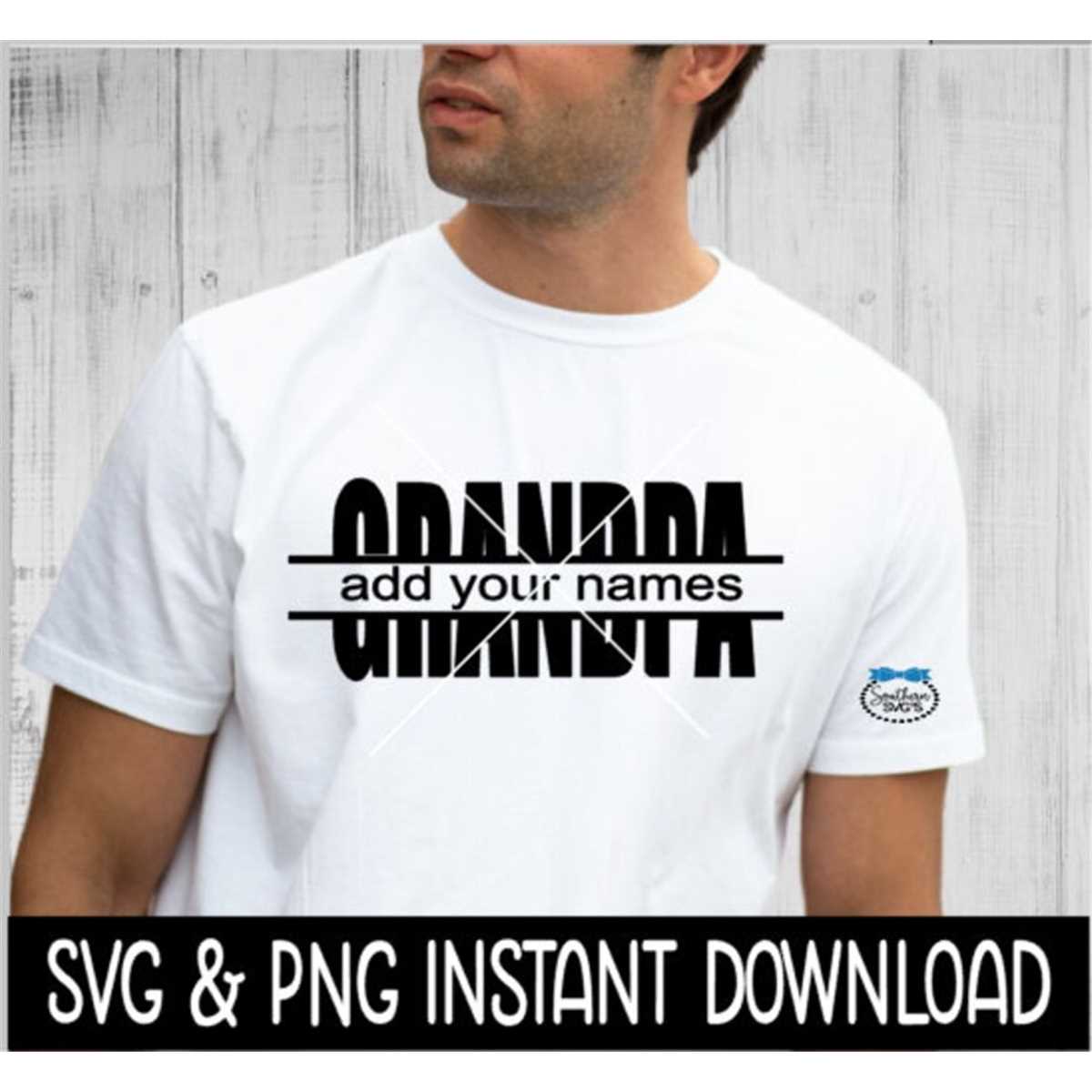 Happy Father's Day Grandpa Frame SVG, Father's Day PNG File, | Inspire ...