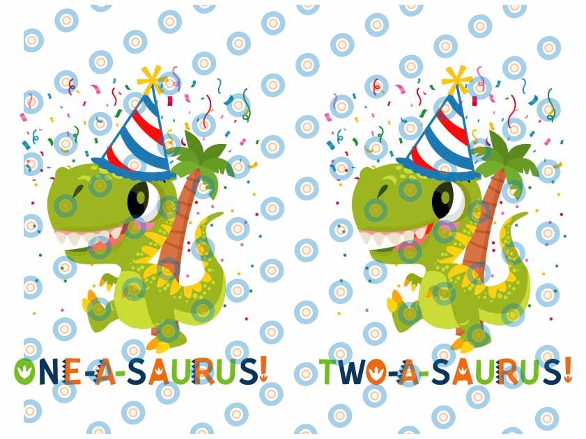 One-a-saurus PNG Printable File, Dino 1 Png, Dinosaur First | Inspire ...