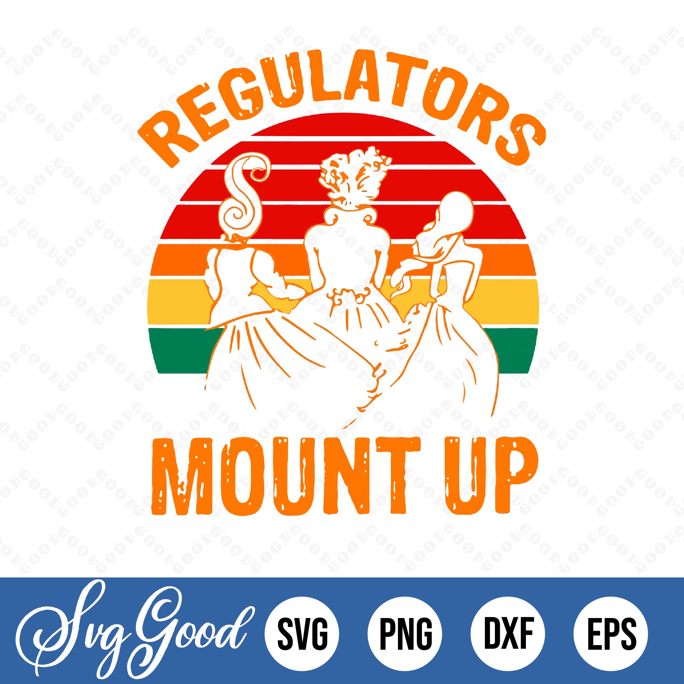Regulators Mount Up Halloween Witches Svg, Vintage Retro Svg | Inspire ...