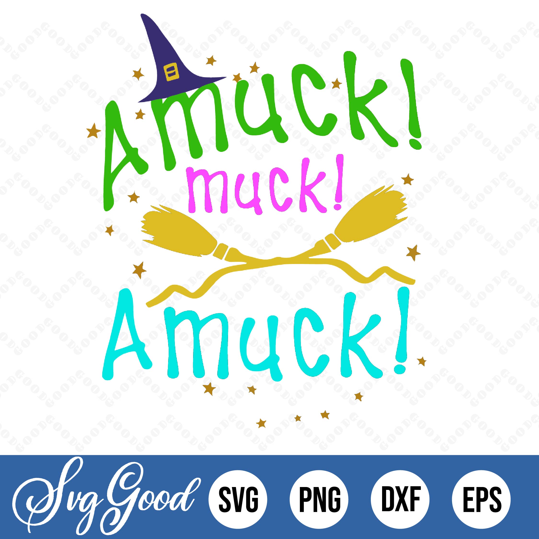 Amuck Broomstick Svg,Amuck Amuck Amuck Svg, Hocus Pocus Svg, | Inspire ...