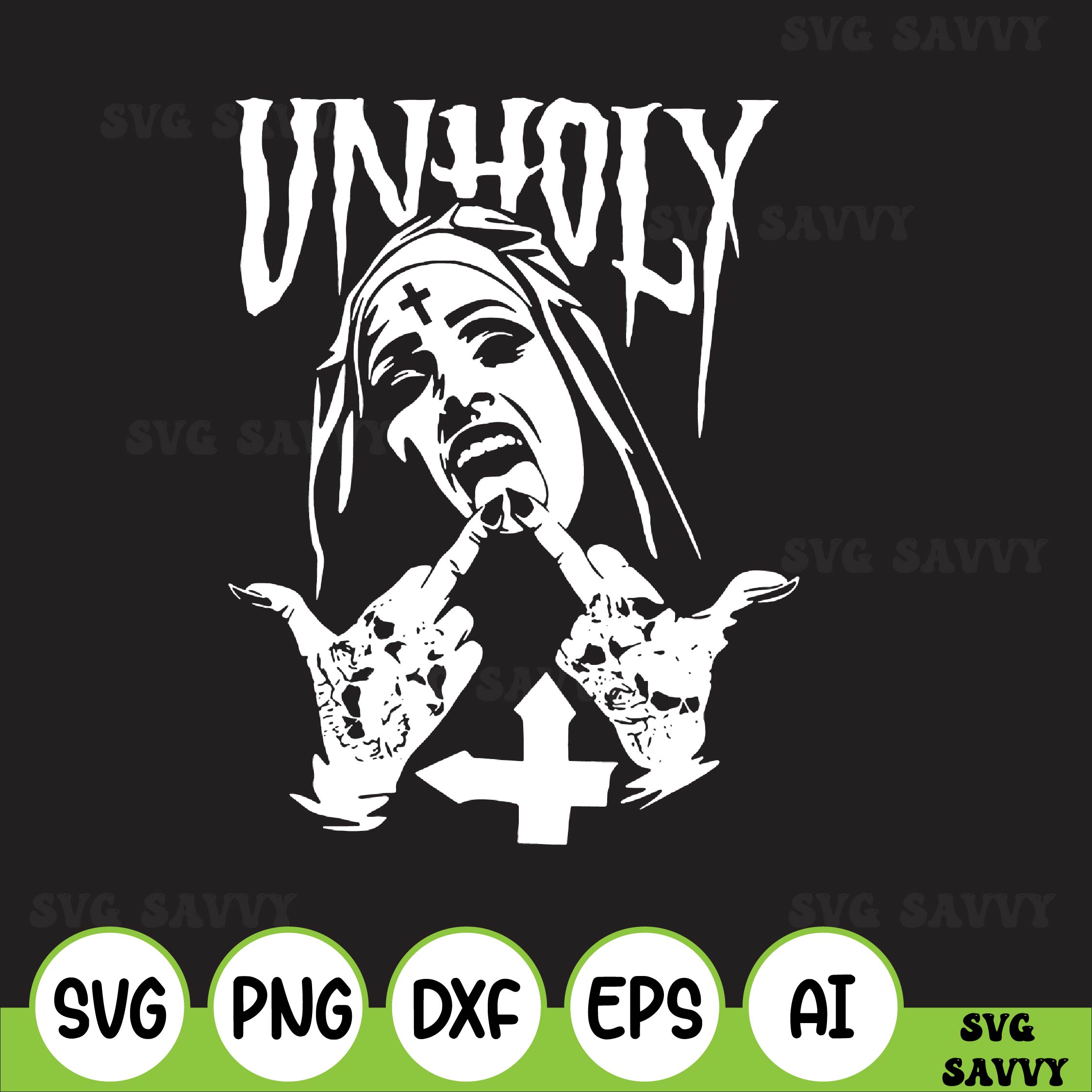 Unholy Nun Svg, Unholy Ghost svg, The Nun svg, Halloween 202 | Inspire ...