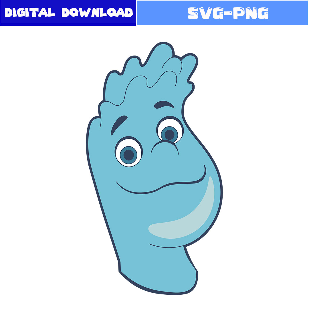 Wade Ripple Face Svg, Wade Elemental Svg, Elemental Characte - Inspire ...