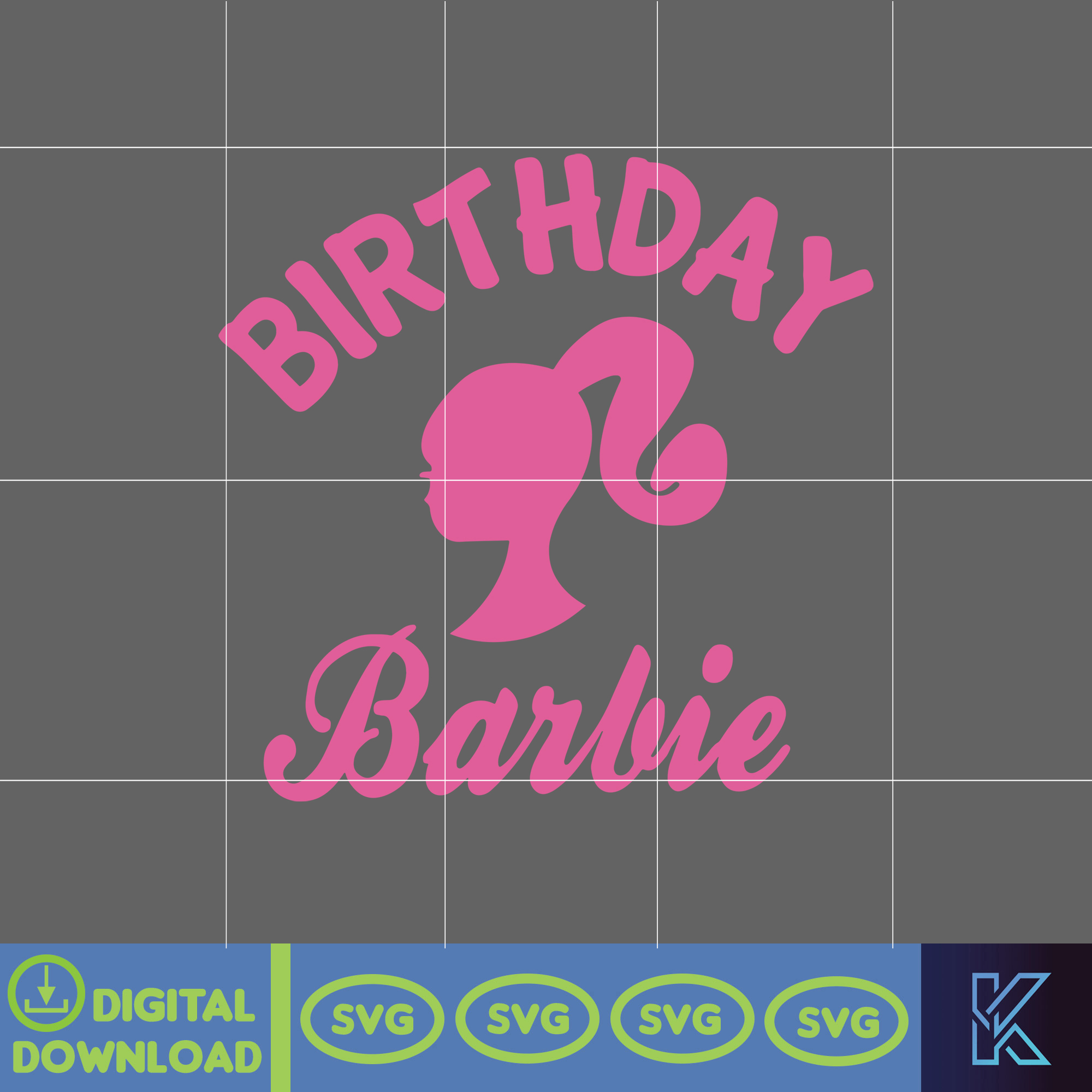 Birthday Barbie Girl Svg, Birthday Party Svg, Party Girl Svg - Inspire ...
