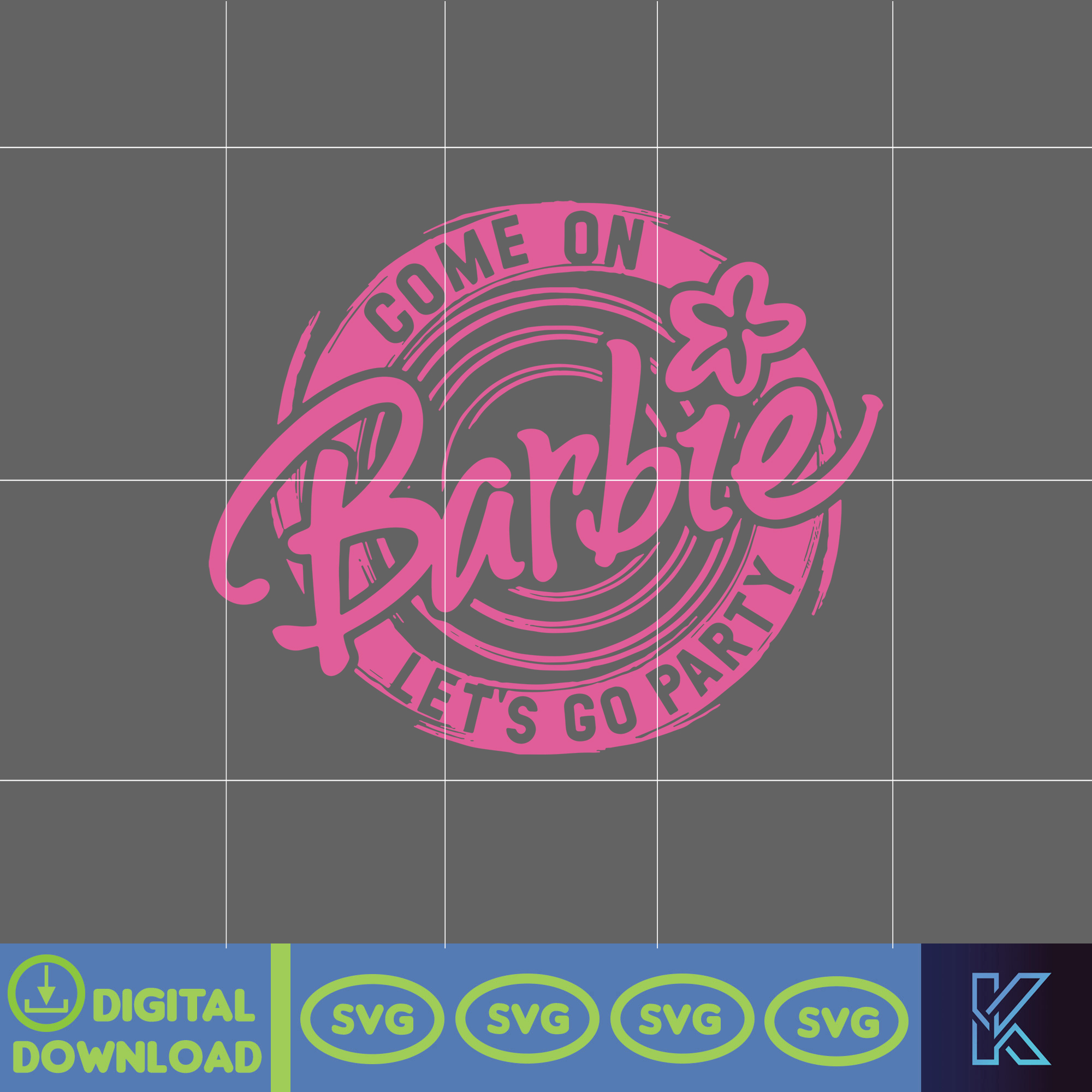 Birthday Barbie Girl Svg, Birthday Party Svg, Party Girl Svg - Inspire ...