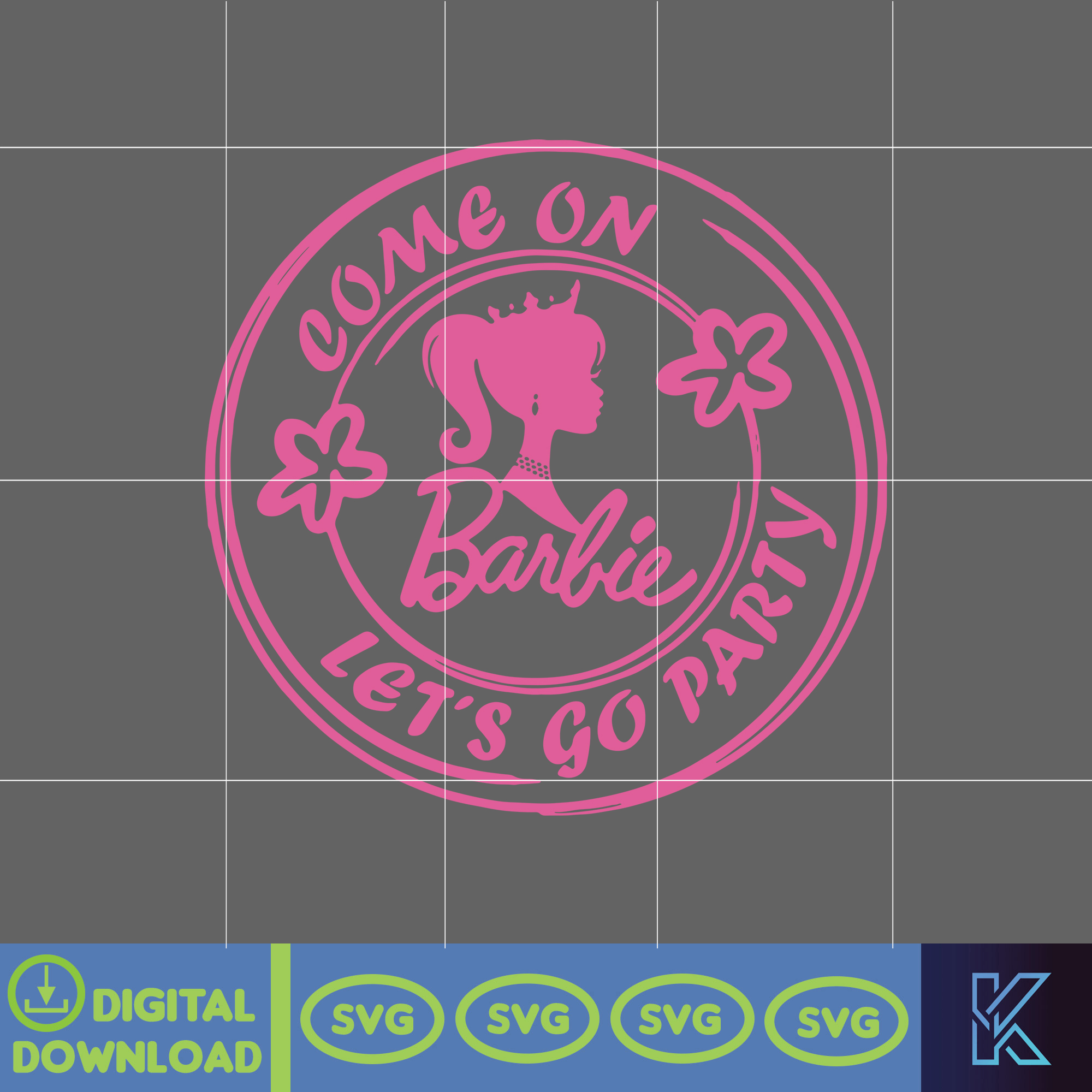 Birthday Barbie Girl Svg, Birthday Party Svg, Party Girl Svg - Inspire ...