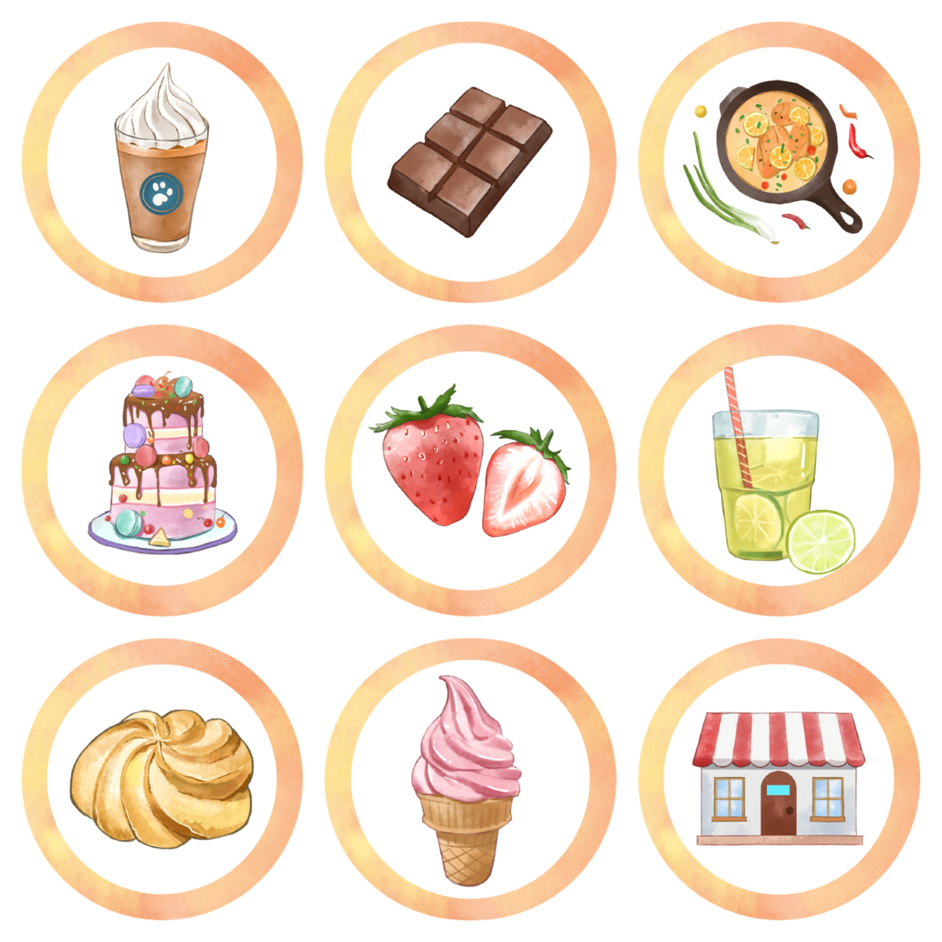 36 Food Instagram Highlight Icons. Food and Drink Instagram | Inspire ...