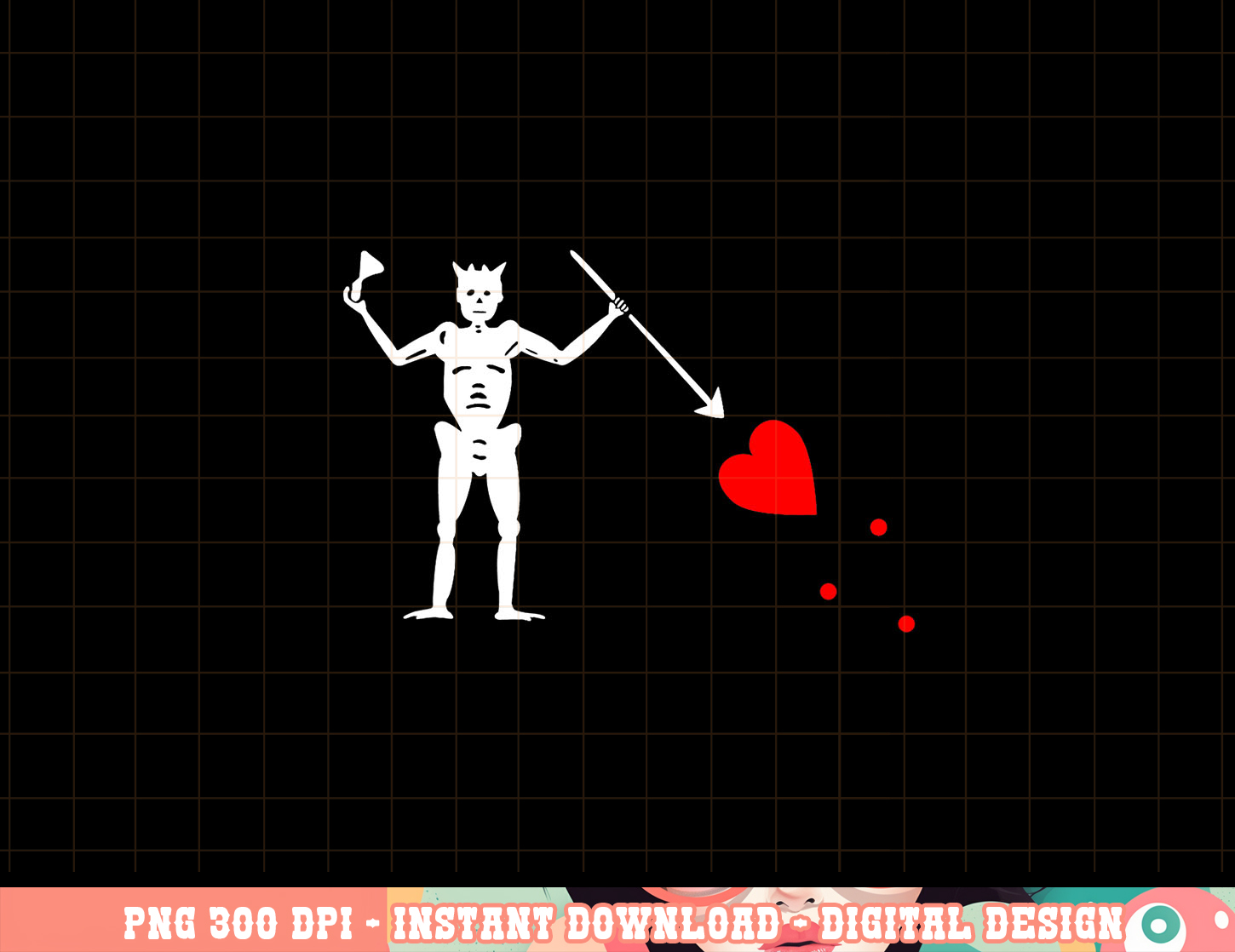 Blackbeard Pirate Flag Jolly Roger Skeleton Halloween png, s | Inspire ...