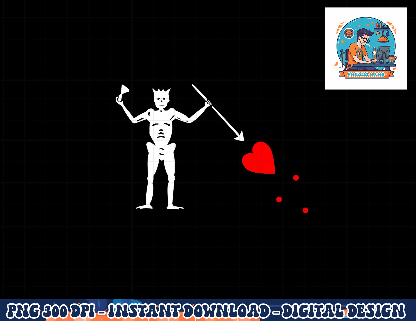 Blackbeard Pirate Flag Jolly Roger Skeleton Halloween png, s | Inspire ...