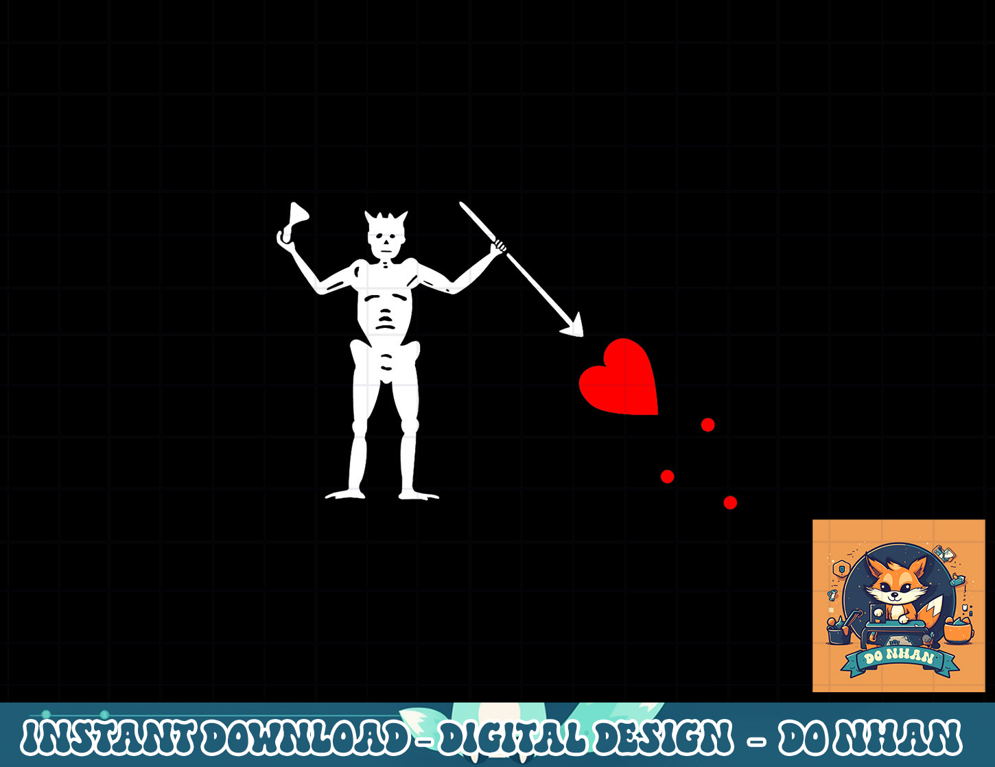 Blackbeard Pirate Flag Jolly Roger Skeleton Halloween png, s | Inspire ...