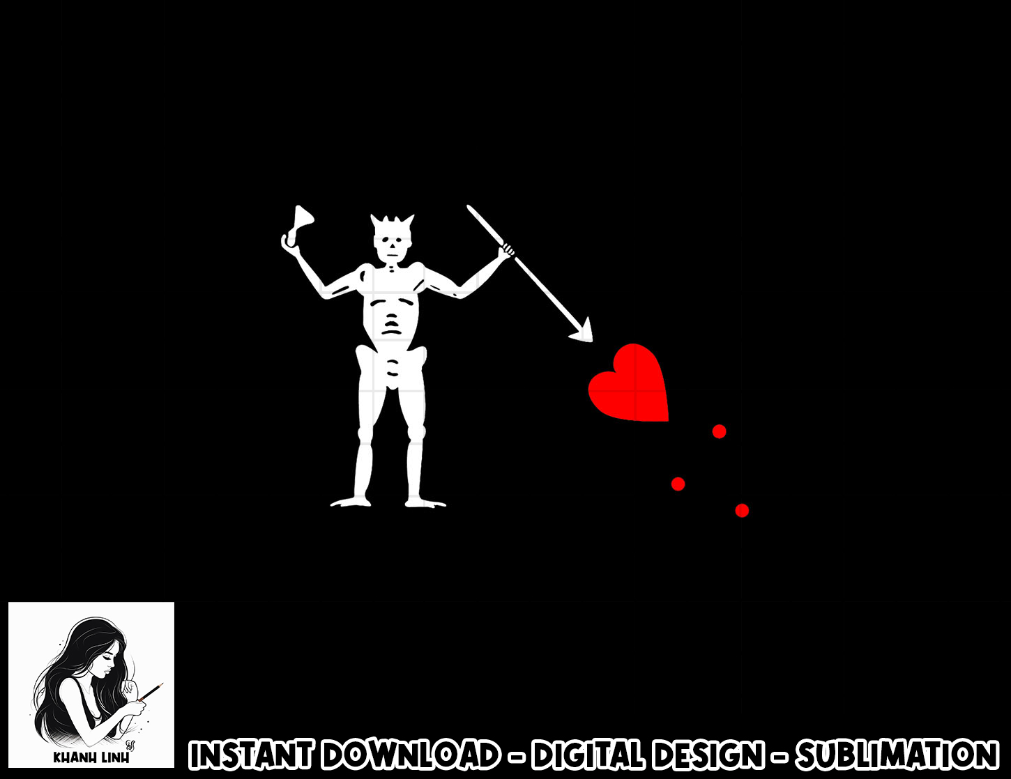 Blackbeard Pirate Flag Jolly Roger Skeleton Halloween png, s - Inspire ...