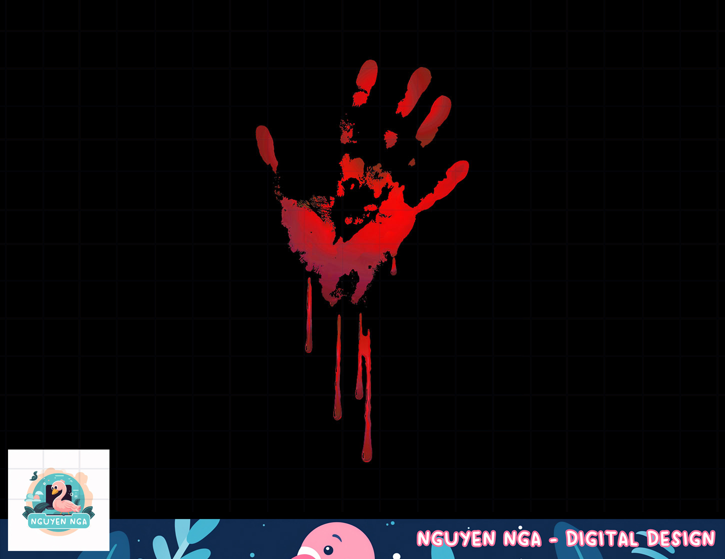 bloody hand Horror Blood creepy Halloween png, sublimation c | Inspire ...