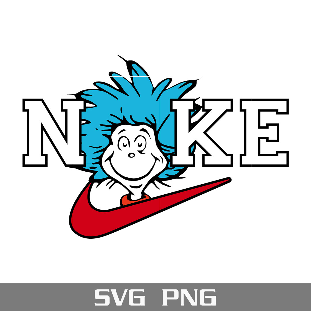 Dr Seuss Thing Nike Logo Svg, Nike Logo Svg, Thing Svg, Nike | Inspire ...