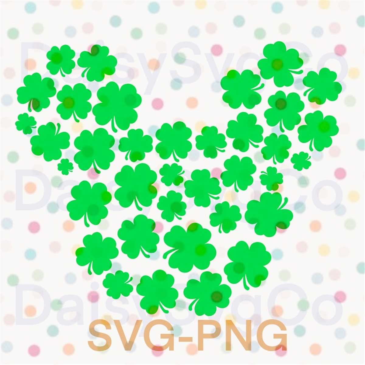 Mickey Inspired Clover Ears, Mickey Mouse Ear Head, SVG and | Inspire ...