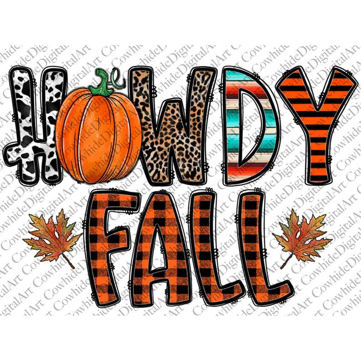 Howdy Fall PNG, Pumpkin Png, Fall PNG, Thankful Png, Western | Inspire ...
