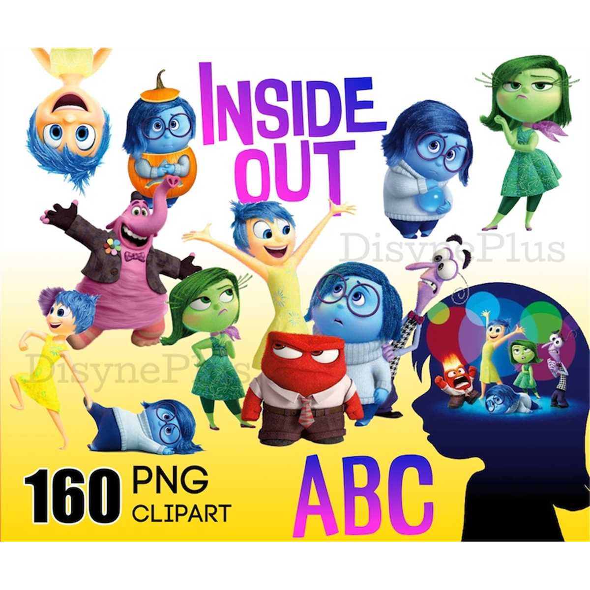 Inside Out Clipart PNG, Inside Out Digital Download, printab | Inspire ...