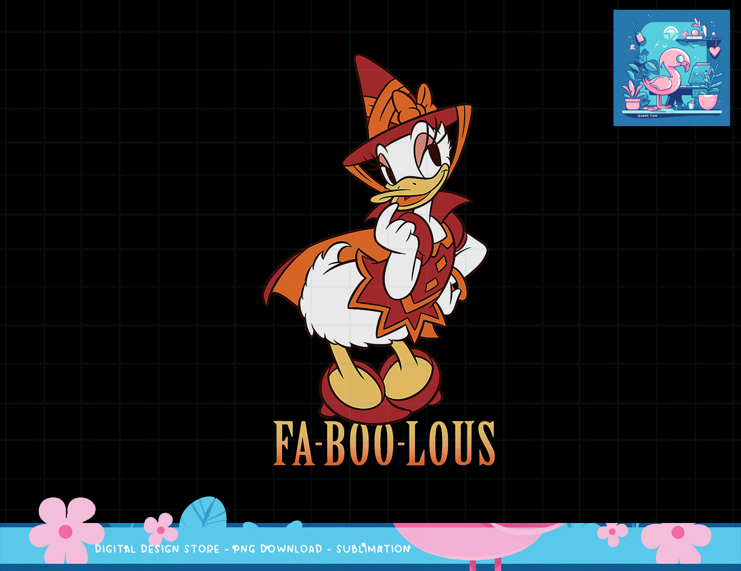 Disney Halloween Daisy Duck Witch Costume Fa-BOO-Lous png, s - Inspire ...