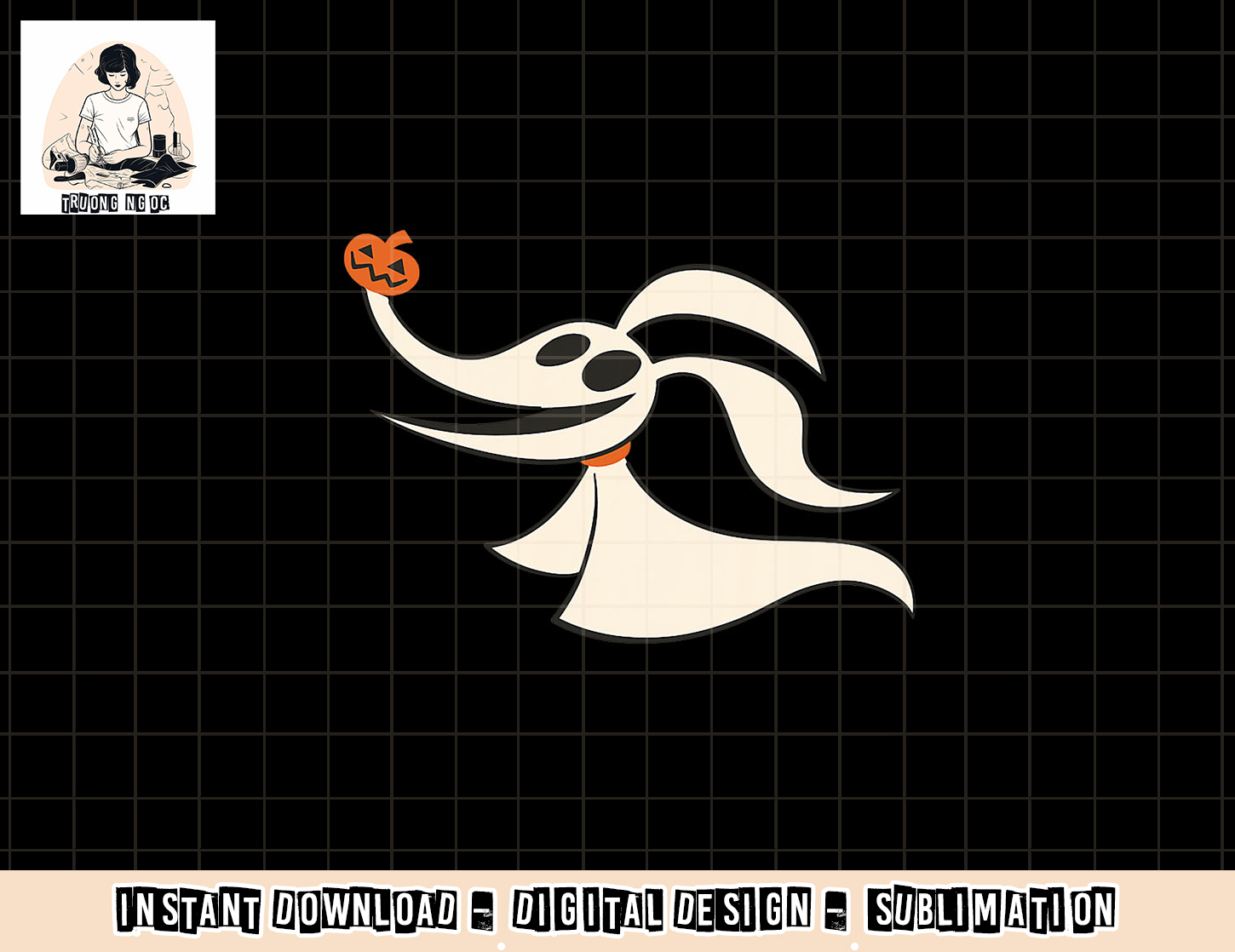 Disney Halloween Nightmare Before Christmas Zero png, sublim | Inspire ...