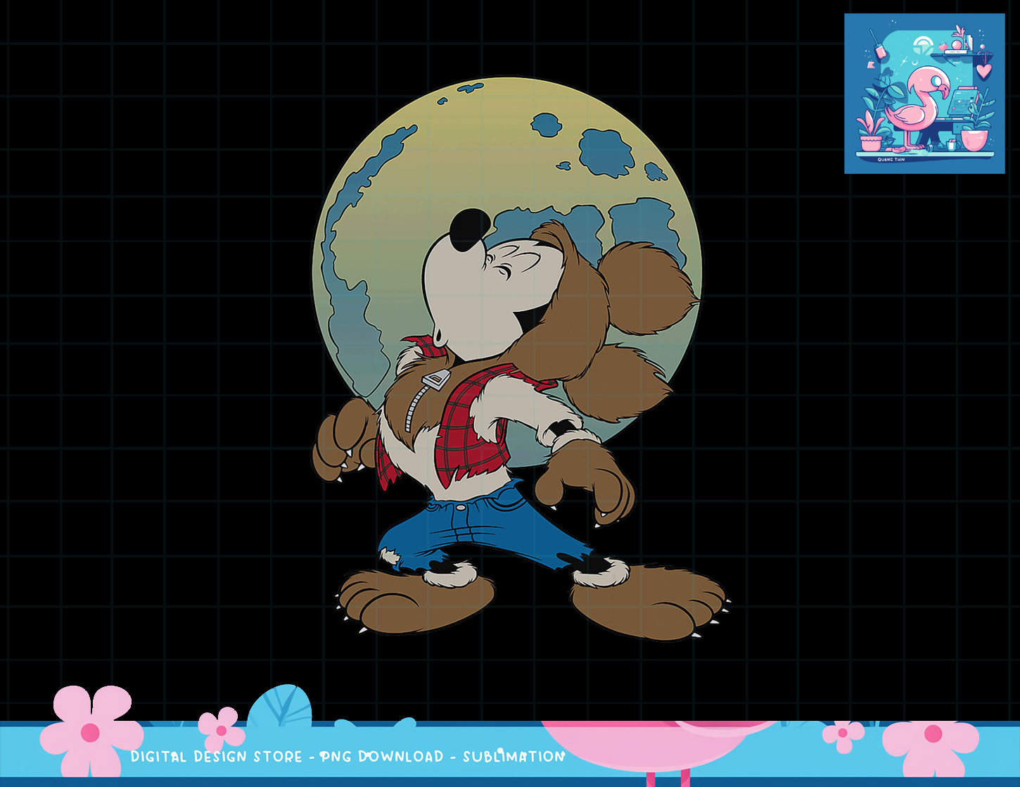 Disney Mickey Mouse Werewolf Halloween Costume png, sublimat | Inspire ...