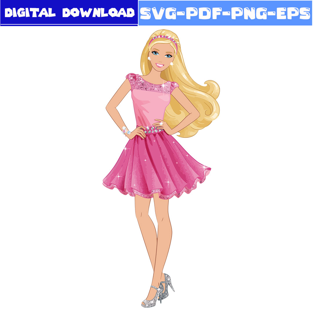 Barbie Princess Svg, Barbie Girl Svg, Barbie Svg, Girl Svg, - Inspire ...